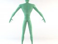 strong alien character 3D Model in Alien 3DExport