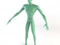 strong alien character 3D Model in Alien 3DExport