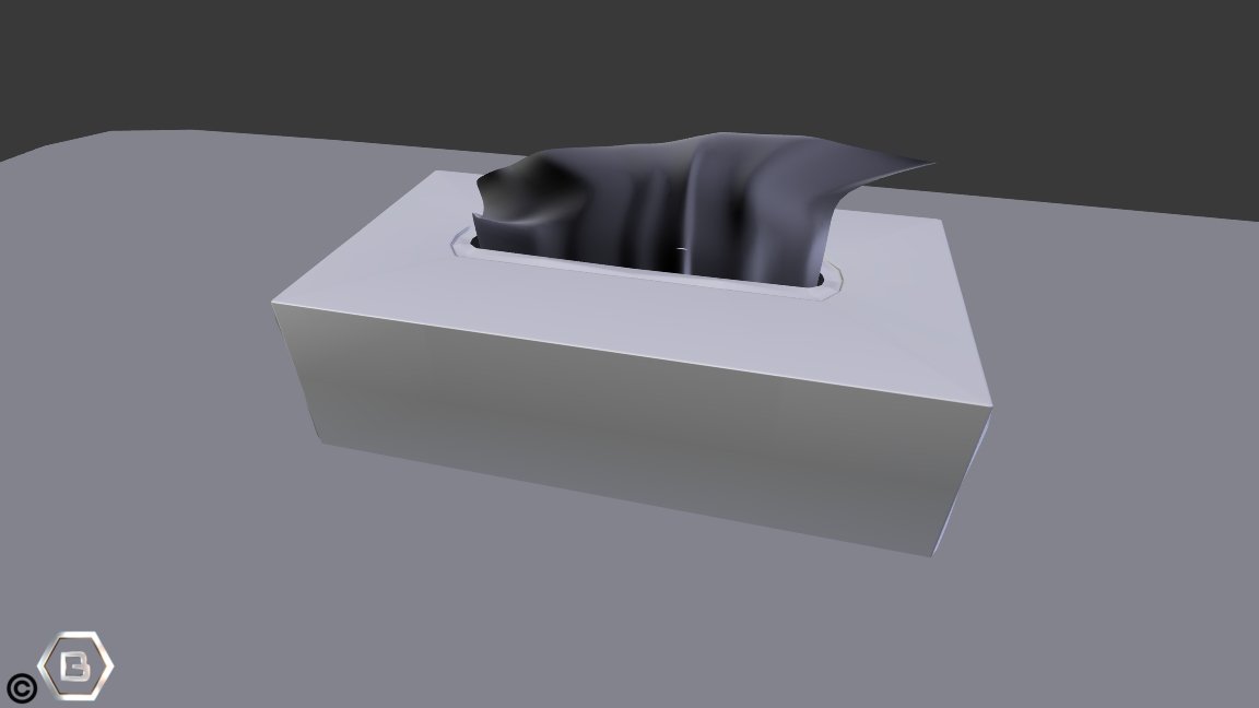 Tissue Box 3D Model in Other 3DExport