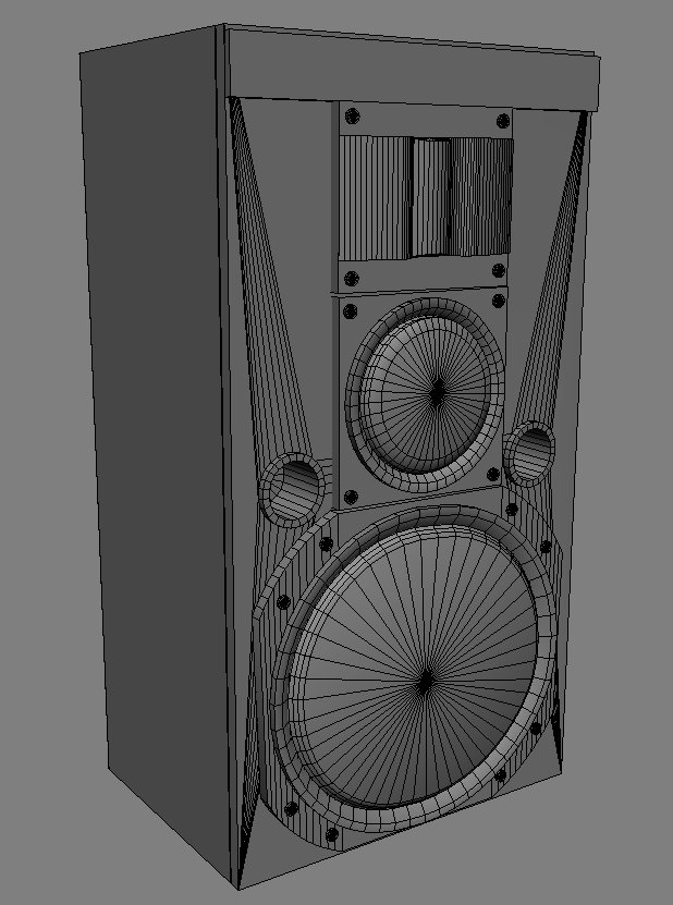 Speakers Electronics 3D Model in Electronic 3DExport