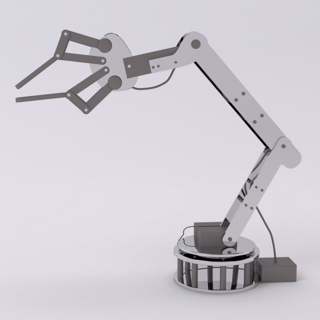 robotic arm 3D Model in Machines 3DExport