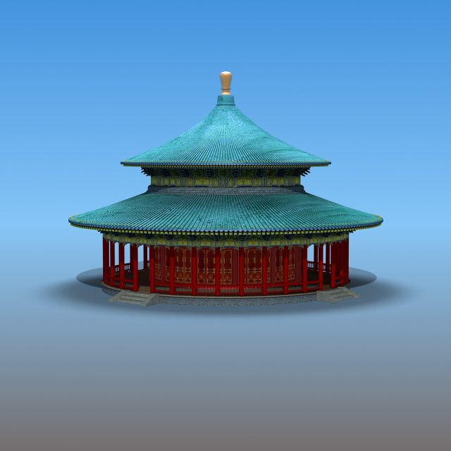 chinese building 16 3D Model in Buildings 3DExport