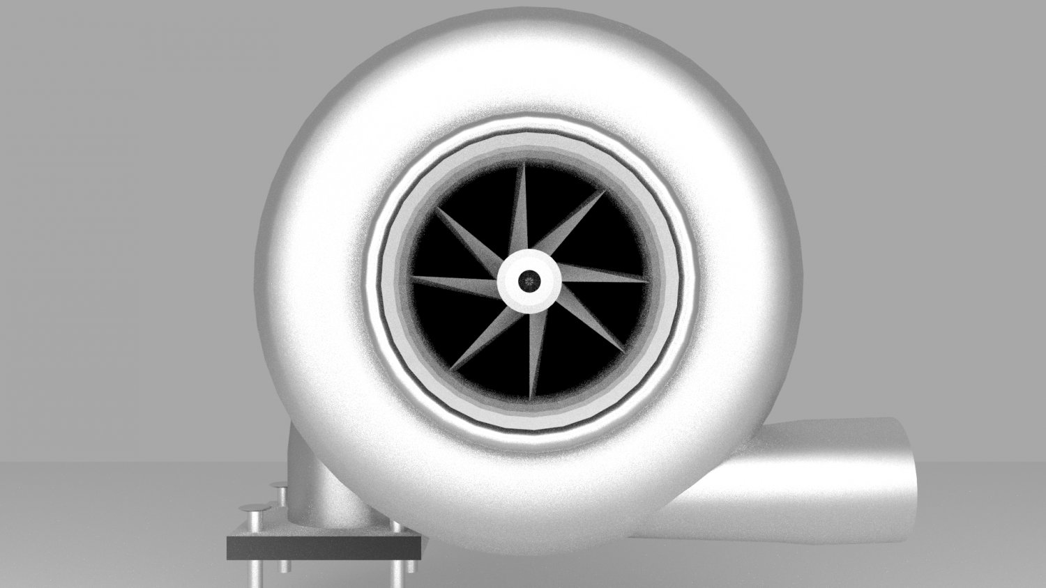 turbo 3D Models in Parts of auto 3DExport