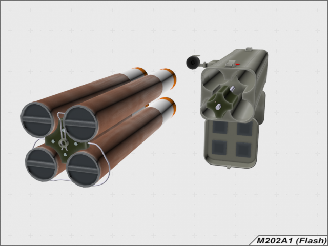 m202 a1 3D Model in Heavy Weapon 3DExport