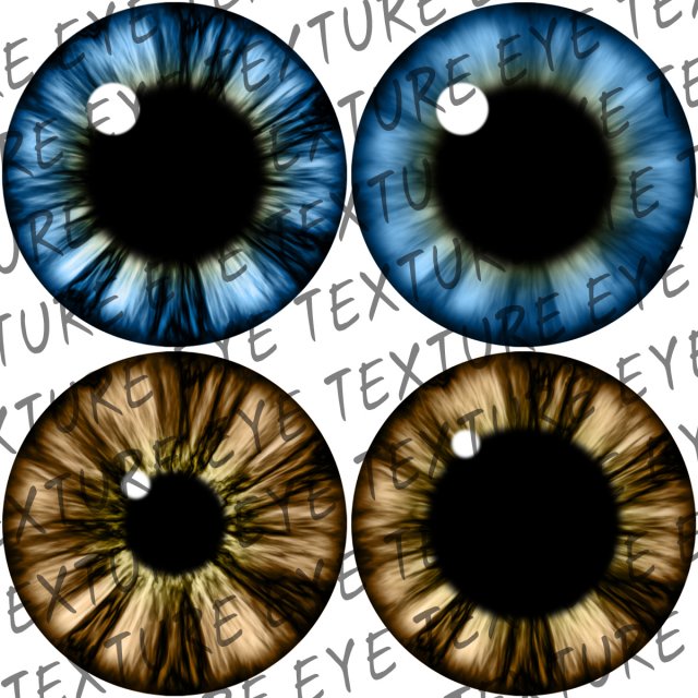cartoon eyes texture CG Textures in People 3DExport