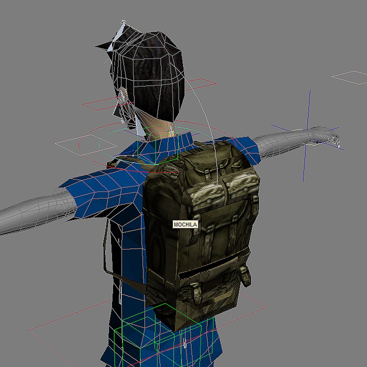 LOW POLY CHARACTER IN MAX 2010 3D Model in Man 3DExport