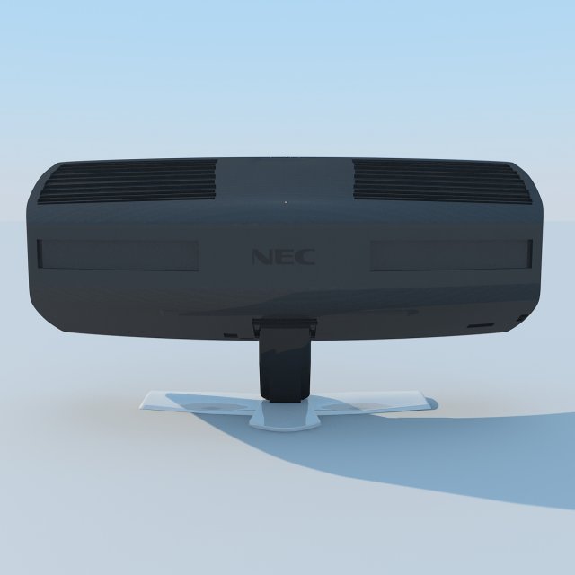 nec crv43 lcd display max 2011 3D Model in Video 3DExport