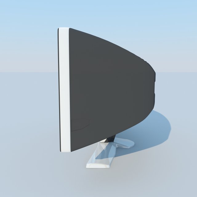 nec crv43 lcd display max 2011 3D Model in Video 3DExport