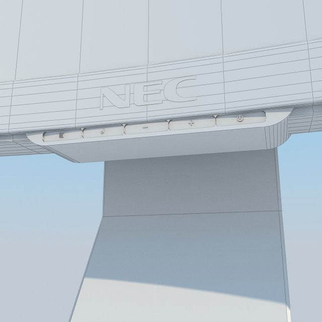 nec crv43 lcd display max 2011 3D Model in Video 3DExport