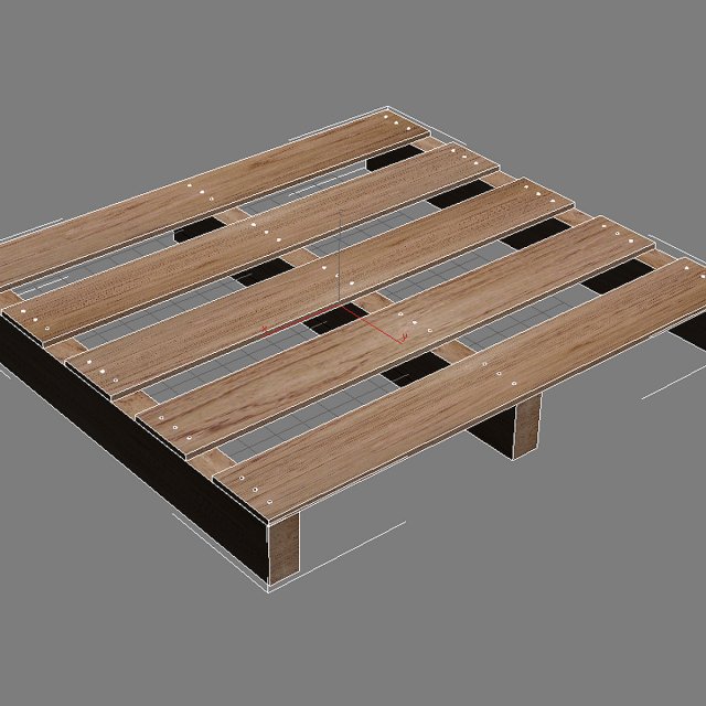 wood pallets 3D Model in Shipping Containers 3DExport