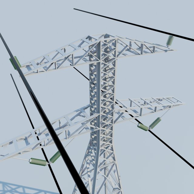 electrical tower max 2011 3D Model in Parts 3DExport