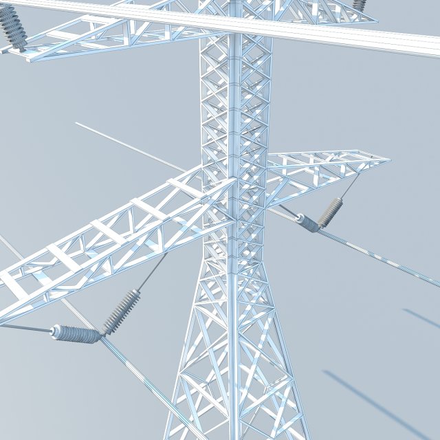 electrical tower max 2011 3D Model in Parts 3DExport