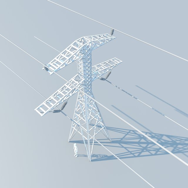 electrical tower max 2011 3D Model in Parts 3DExport