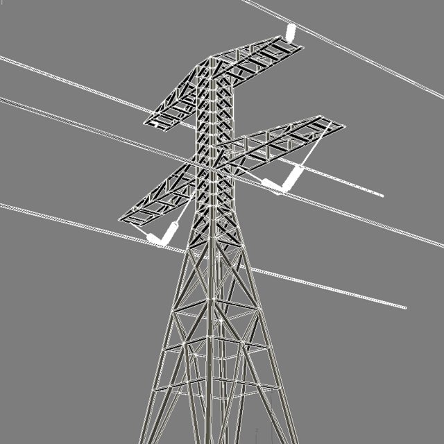 electrical tower max 2011 3D Model in Parts 3DExport