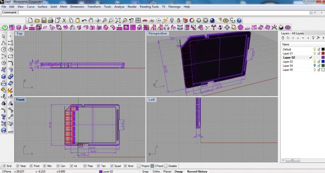 sd card 3D Model in Computer 3DExport