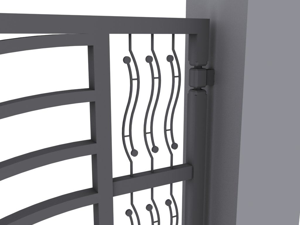 House Gate 3D Model in Fantasy 3DExport