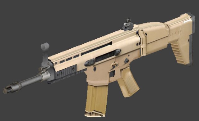 scar l machine 3D Model in Machine Gun 3DExport