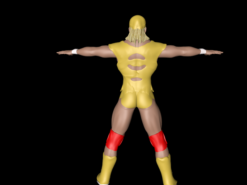 Hulk hogan 3D Model in Man 3DExport