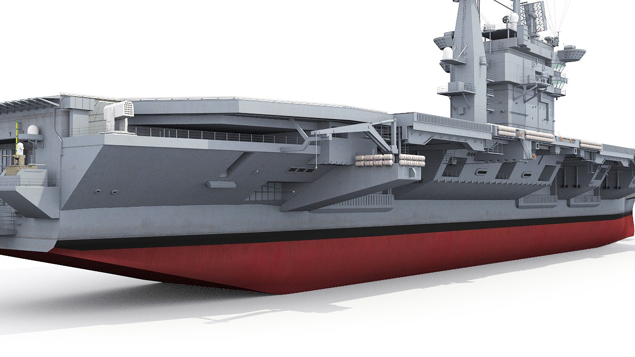 Aircraft carrier 3D Model in Cruiser 3DExport