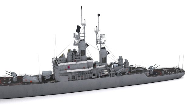 cg 22 uss england 3D Model in Cruiser 3DExport