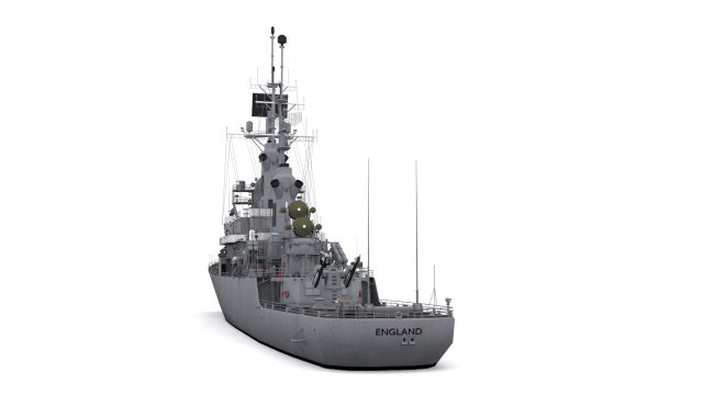 cg 22 uss england 3D Model in Cruiser 3DExport