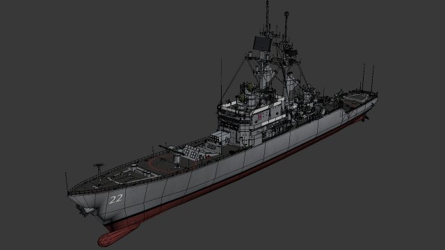 cg 22 uss england 3D Model in Cruiser 3DExport