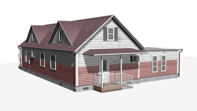 House 3D Model in Buildings 3DExport