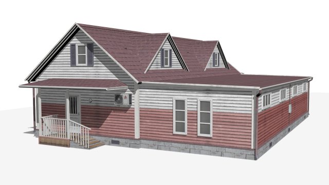 House 3D Model in Buildings 3DExport