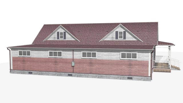 House 3D Model in Buildings 3DExport
