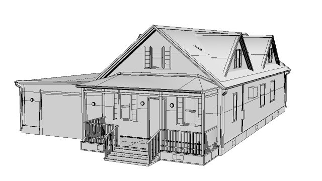 House 3D Model in Buildings 3DExport