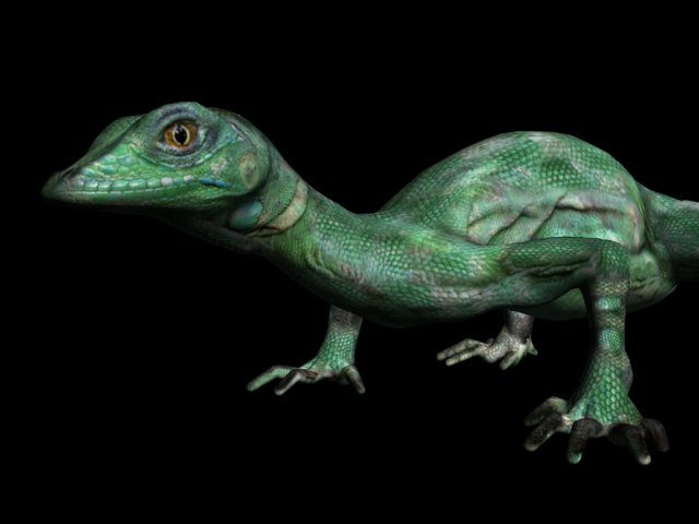 fictional reptile 3D Model in Reptile 3DExport