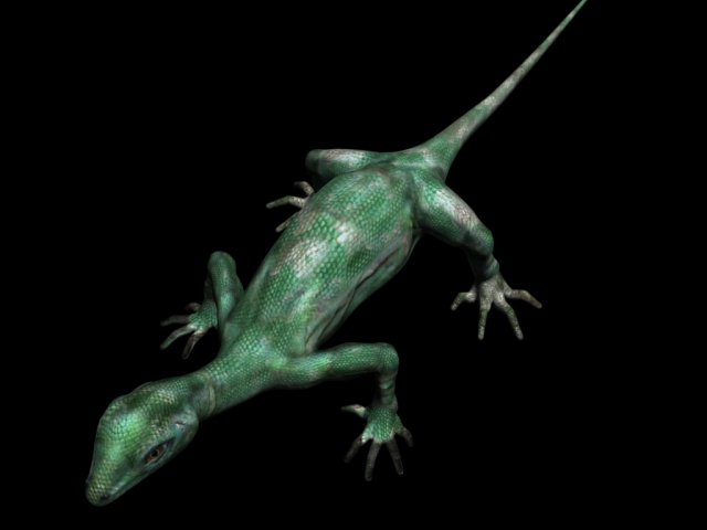 fictional reptile 3D Model in Reptile 3DExport