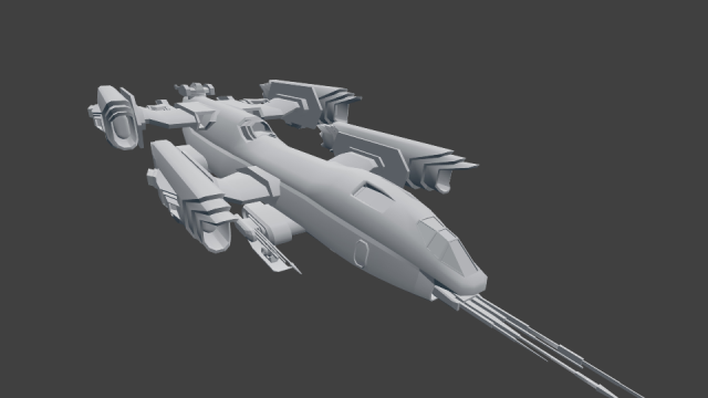 prometheus 3D Model in Fantasy Spacecraft 3DExport