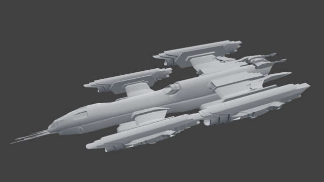 prometheus 3D Model in Fantasy Spacecraft 3DExport