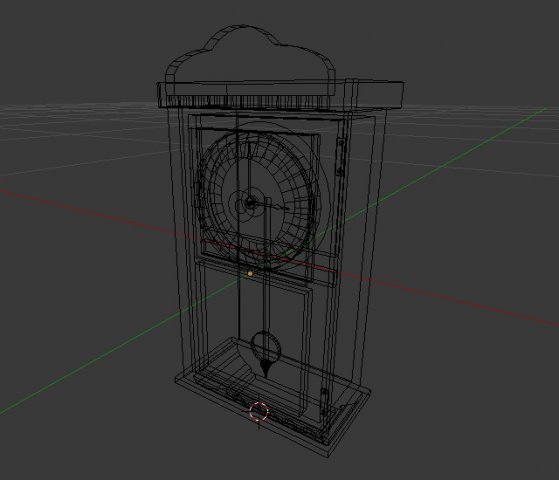 pendulum clock 3D Model in Household Items 3DExport