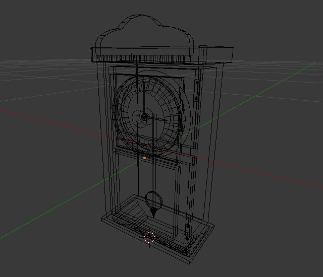 Pendulum Clock 3D Model in Household Items 3DExport