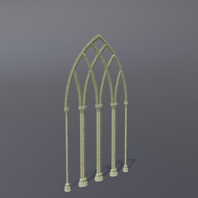 gothic arch v3 3D Model in Miscellaneous 3DExport