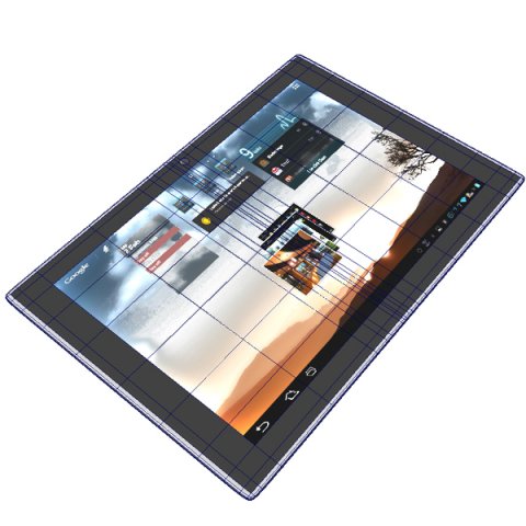 tablet 3D Model in Tablet 3DExport