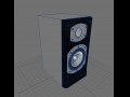 speakers 3D Model in Audio 3DExport