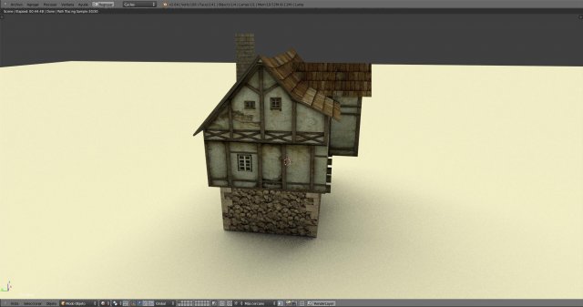 medieval house english v3 3D Model in Buildings 3DExport