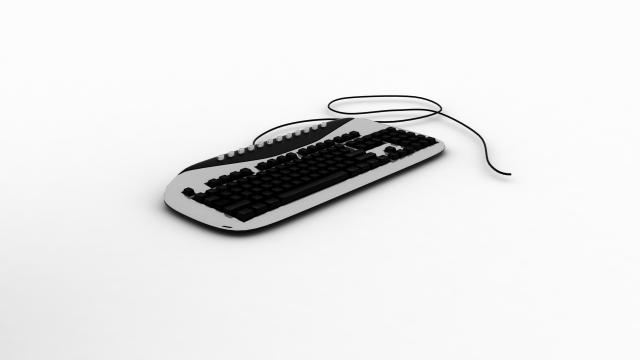 keyboard 3D Model in Computer 3DExport