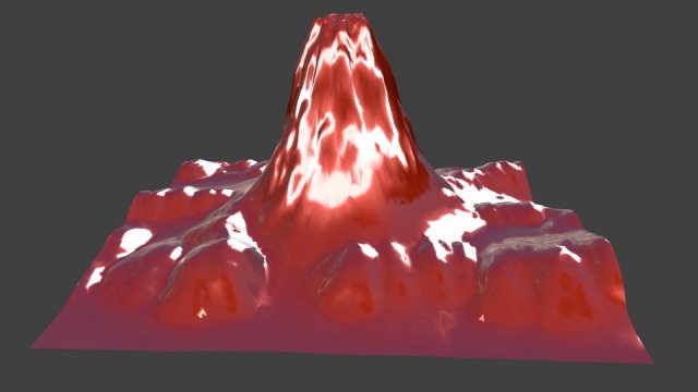 volcano model or heightmap 免费 3D 模型 in 环境 3DExport