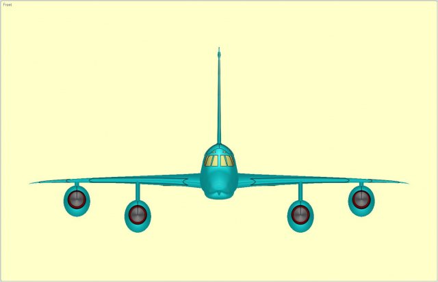 B-58 Strategic Aircraft Solid Assembly Model 3D Model in Bomber 3DExport