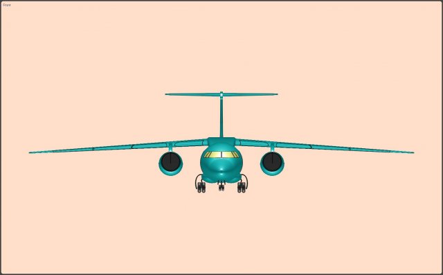Antonov An-148 Aircraft Solid Assembly Model 3D Model in Commercial ...