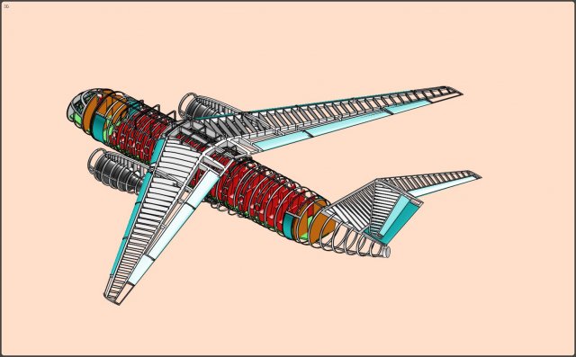 Antonov An-148 Aircraft Solid Assembly Model 3D Model in Commercial ...