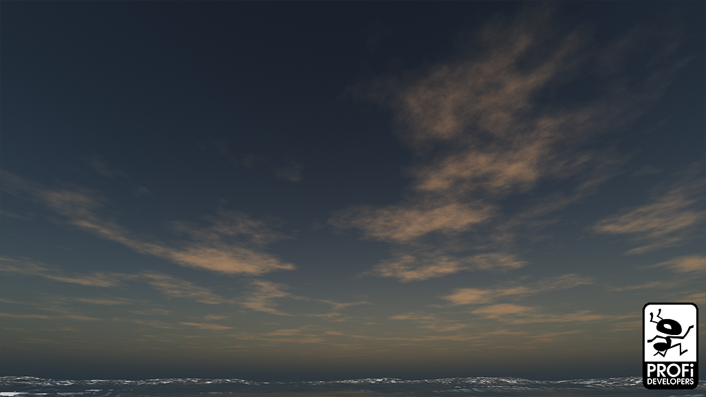 classical sunset skybox CG Textures in Skies 360 3DExport