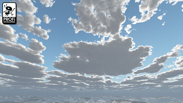 cloudy evening skybox CG Textures in Skies 360 3DExport