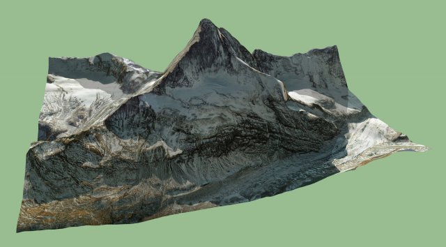 matterhorn 3D Model in Landmarks 3DExport