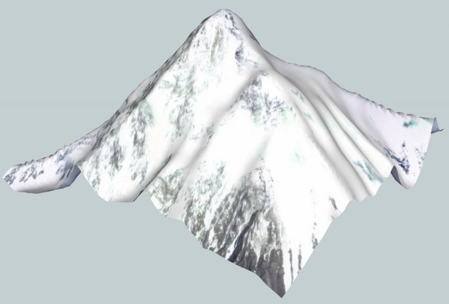 k2 mountain 3D Model in Landscapes 3DExport