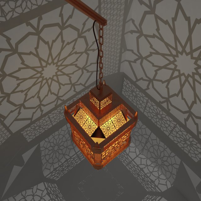 lantern 3D Model in Wall lights 3DExport